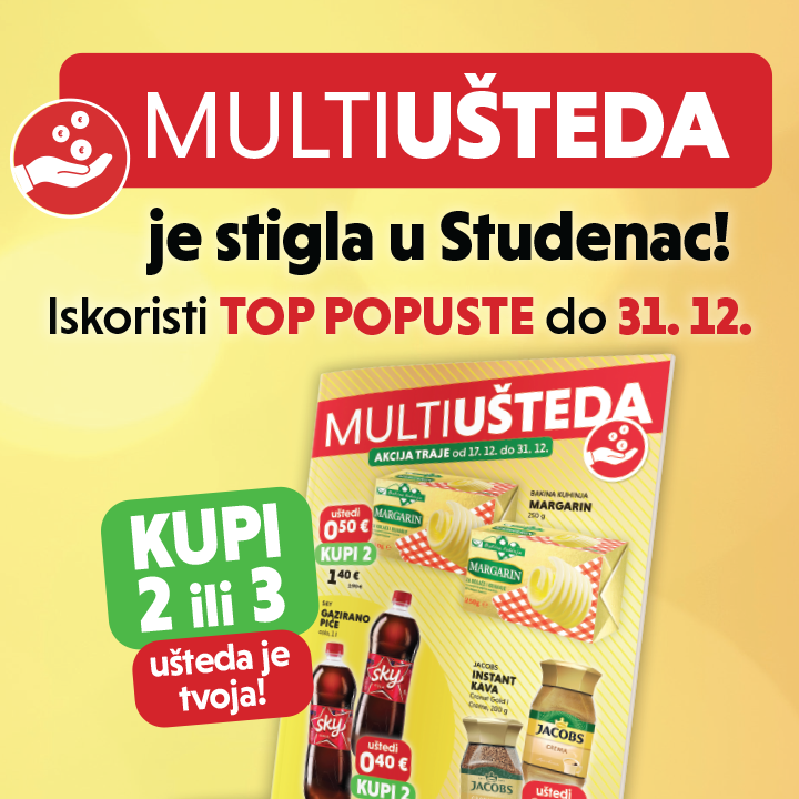 Studenac market - i sitno i bitno! | Trgovine Studenac