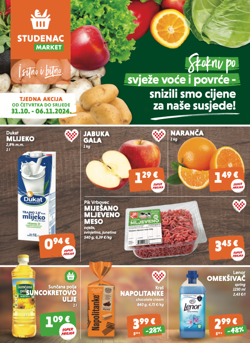 Studenac market - i sitno i bitno! | Trgovine Studenac